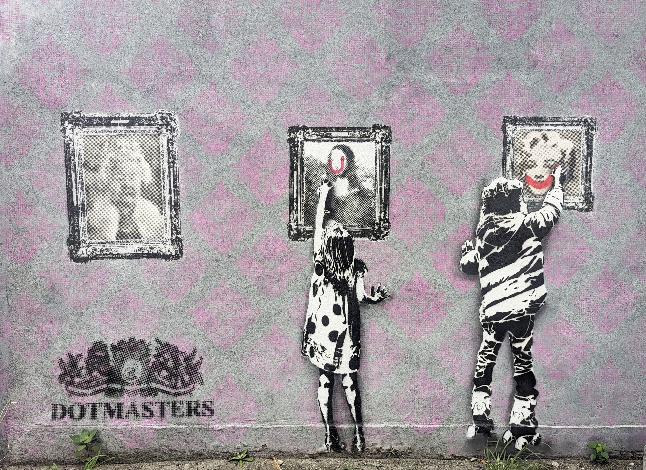 dotmasters《Indigo defaces Mona》 | ART Flavor OSAKA